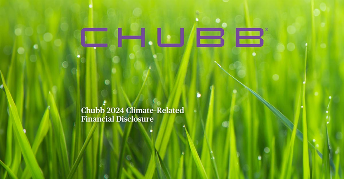 2024 Climate Disclosure | TCFD Reporting | Chubb